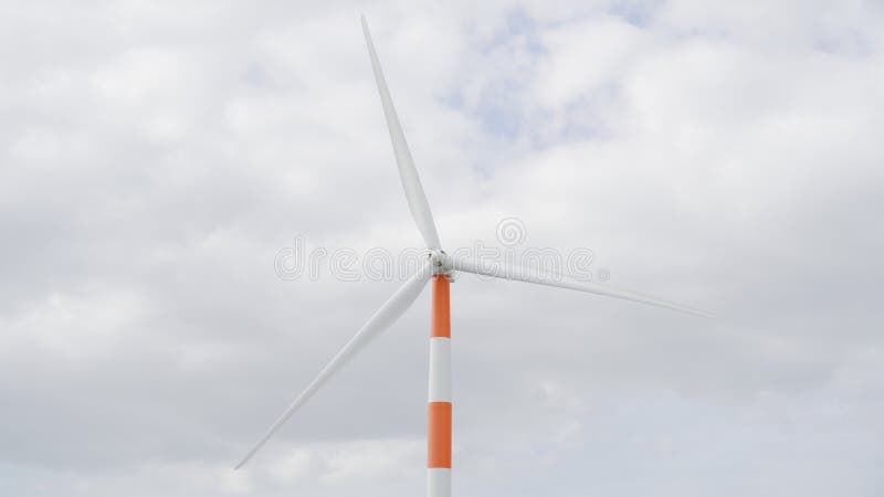Huge Modern Windmill on Golan Heights. Israel Stock Photo - Image of ...