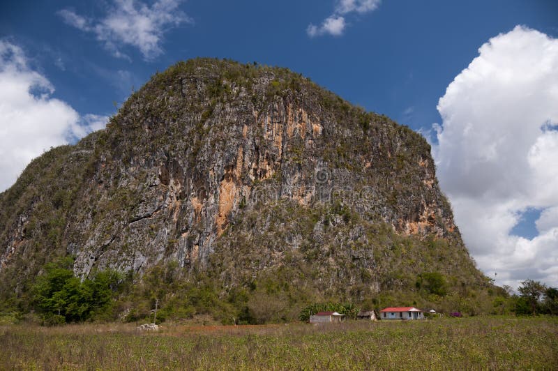 The Valley Of Vinales In Cuba Stock Image - Image of blue, horizontal ...