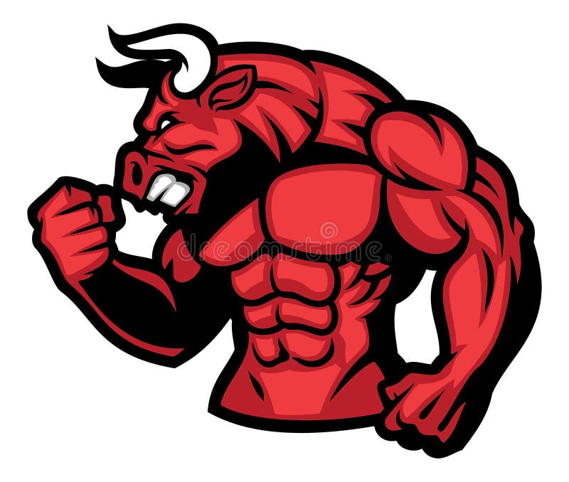 Muscle Bull Stock Illustrations – 1,419 Muscle Bull Stock Illustrations ...