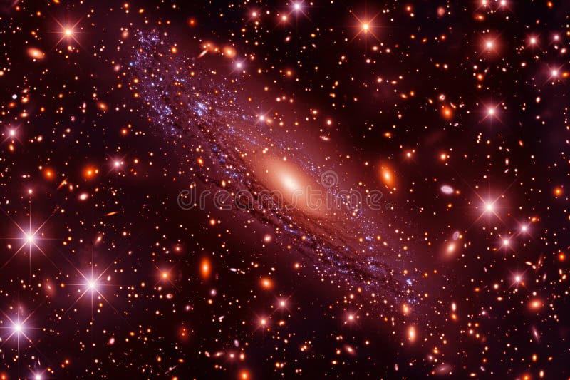 Huge Number of Pink Spiral Luminous Clusters of Galaxies in Space ...