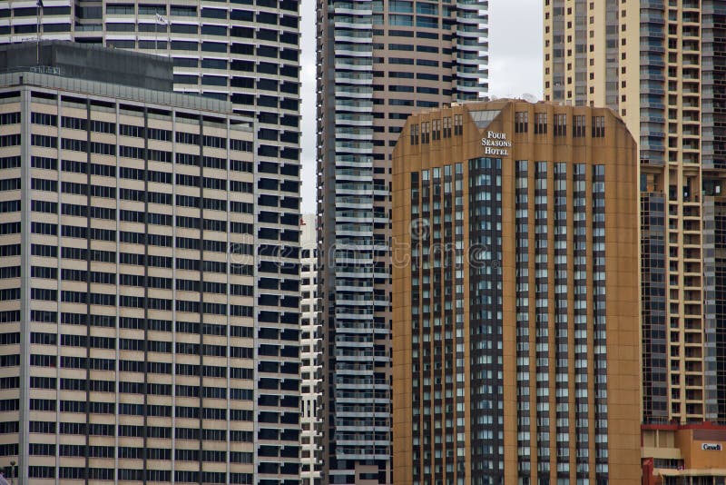 Huge Office Buildings in Sydney Stock Photo - Image of office ...