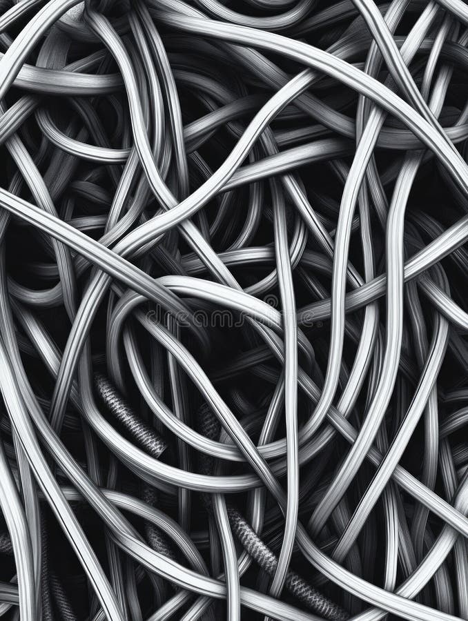 Huge Pile Electrical Wires Stock Photos - Free & Royalty-Free Stock ...