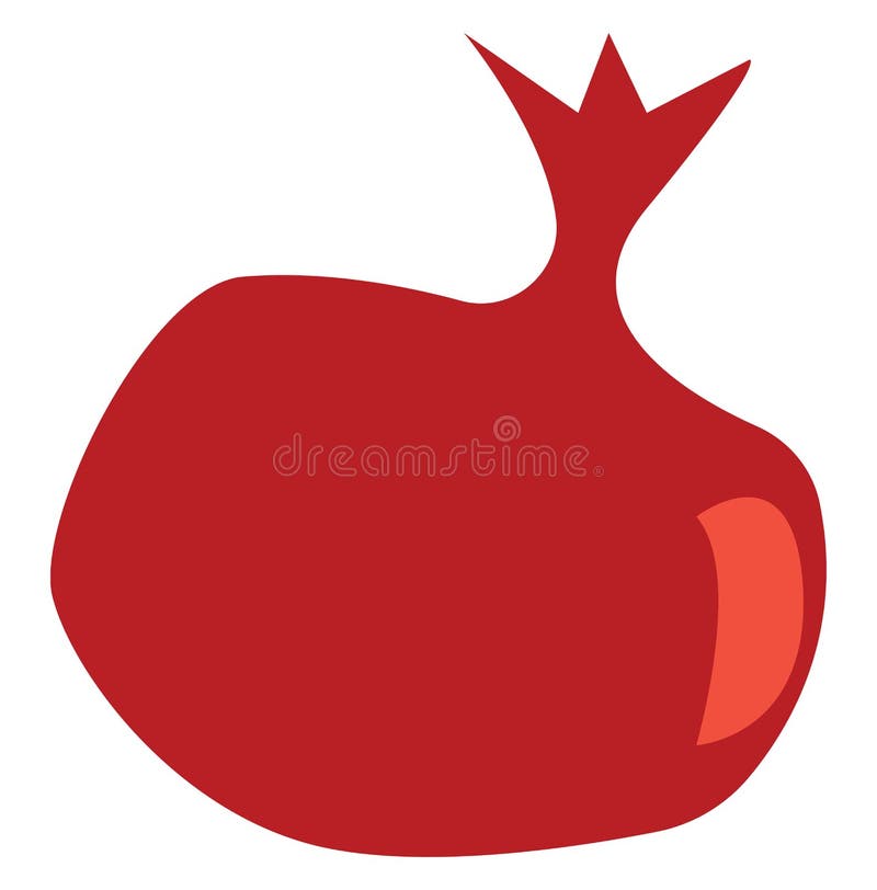 A Huge Red Garnet Vector or Color Illustration Stock Vector ...
