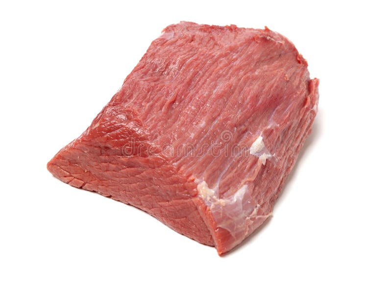 Huge red meat chunk stock image. Image of single, dinner - 141087695