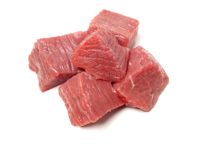 Huge red meat chunk stock image. Image of rump, butchery - 142190817