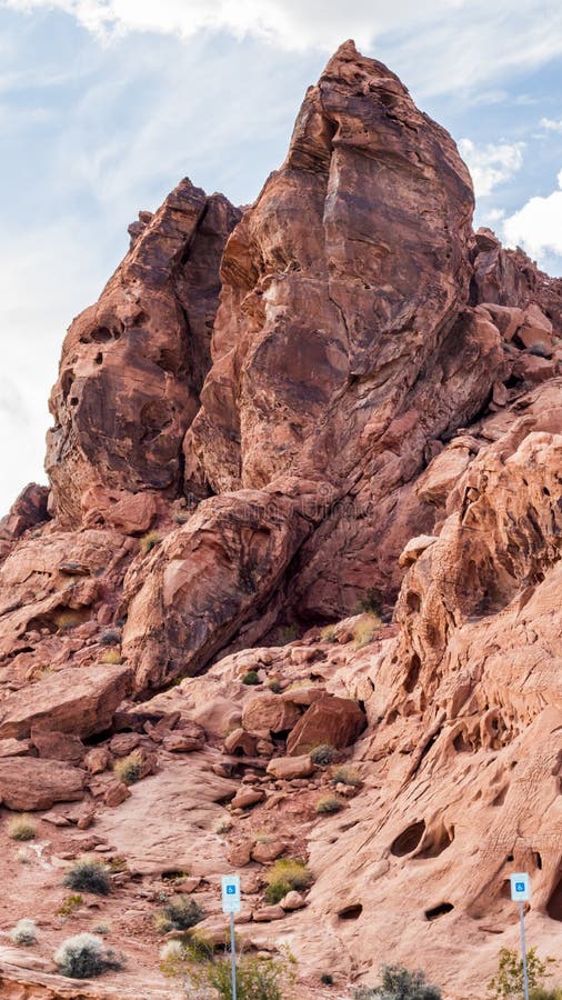 Huge Red Rocks Formed in Utah Stock Image - Image of arizona, chemistry ...