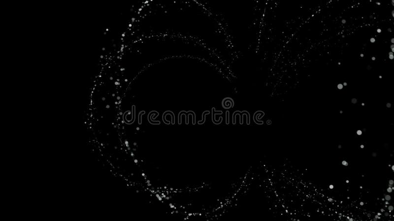 Huge Rings with a Dot Pattern on Black Stock Footage - Video of bright ...