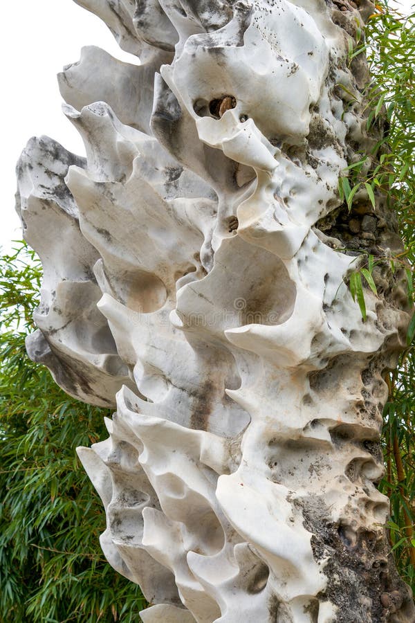 A Huge Rockery Stone Set in a Japanese Garden Stock Image - Image of ...