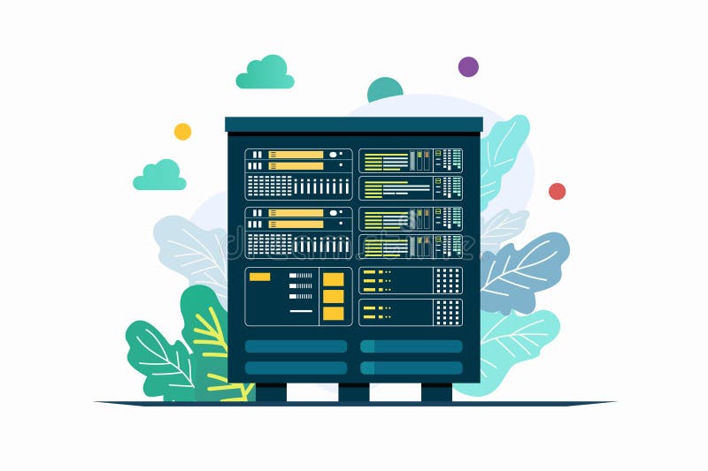 Server Rack Background Stock Illustrations – 8,751 Server Rack ...