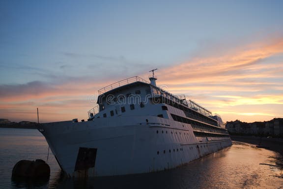 The huge ship tilt stock image. Image of beautiful, travel - 26671029