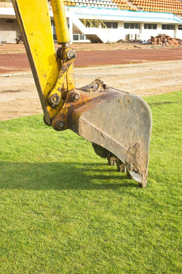 Tractor Shovel. stock image. Image of gravel, mining - 35991101