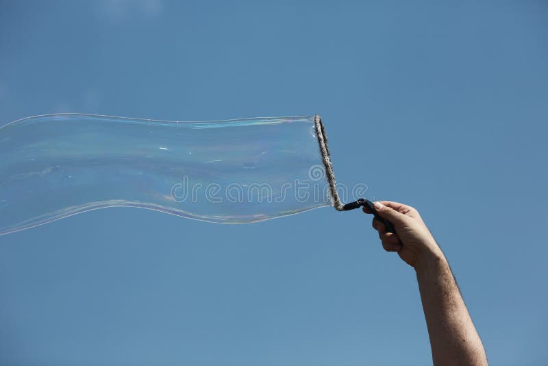 Huge soap bubble stock image. Image of fairy, elusive - 53075557