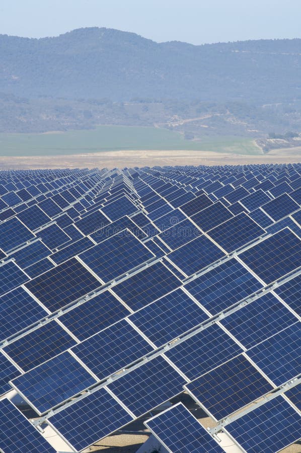 Solar panels stock image. Image of power, office, solar - 6894325