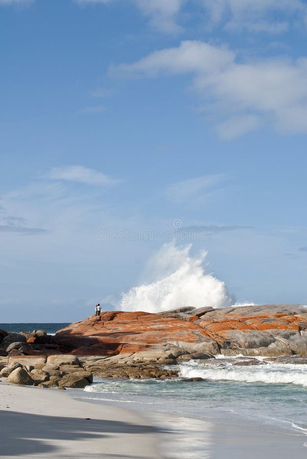 Huge Spray Plume at Cosy Corner Stock Image - Image of beauty ...