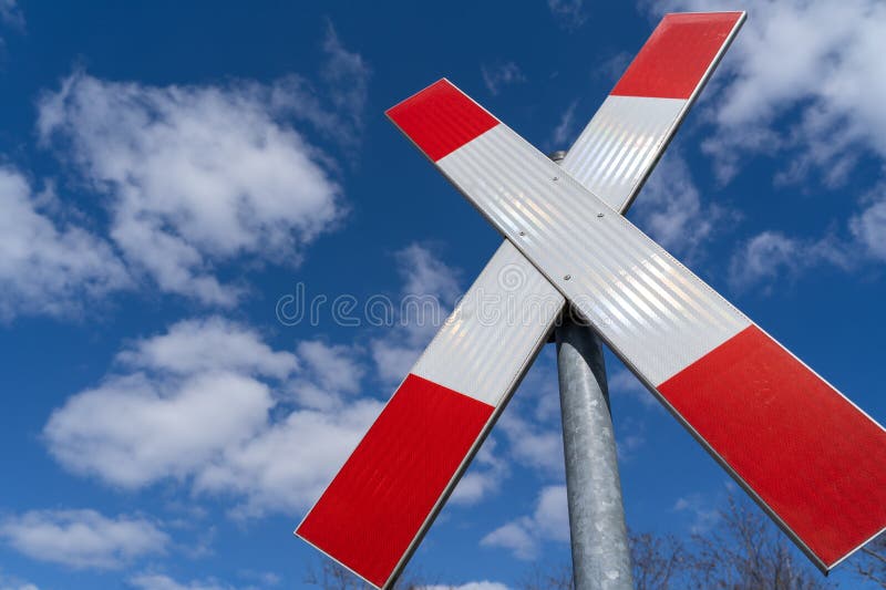 Huge Railroad Crossing Sign Stock Photos - Free & Royalty-Free Stock ...