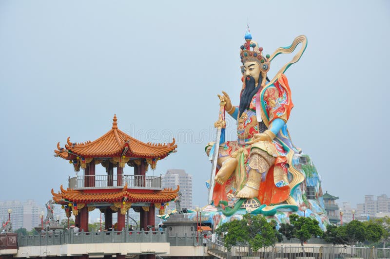 A Huge Statue of the Emperor in the Park Stock Photo - Image of palace ...