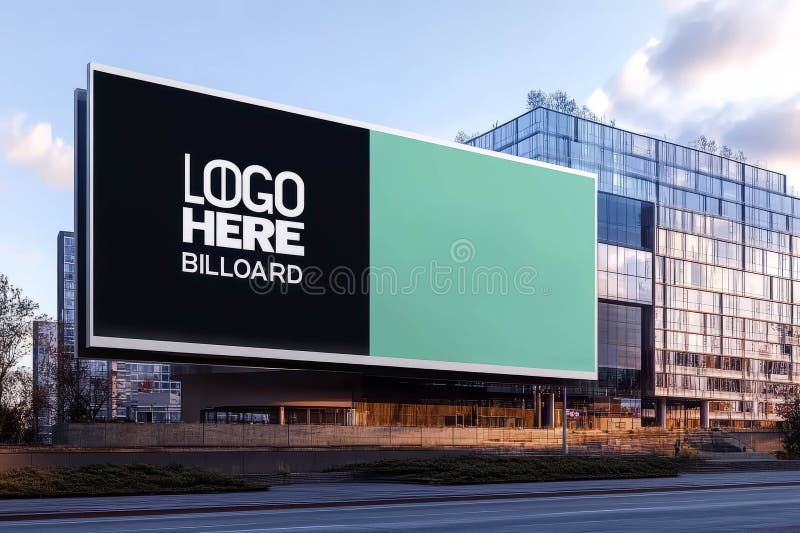 Huge Store Billboard Mockup Showcasing Modern Design in Urban Setting ...