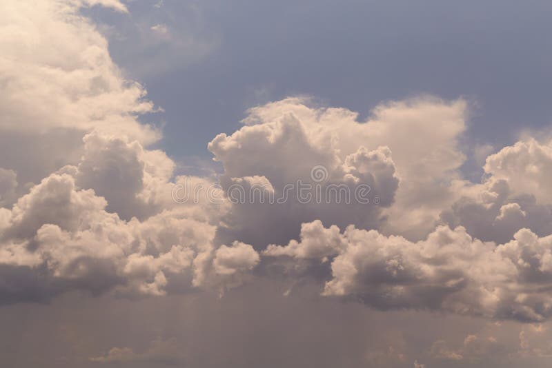 Huge Storm Clouds are Moving Against the Blue Sky Stock Photo - Image ...