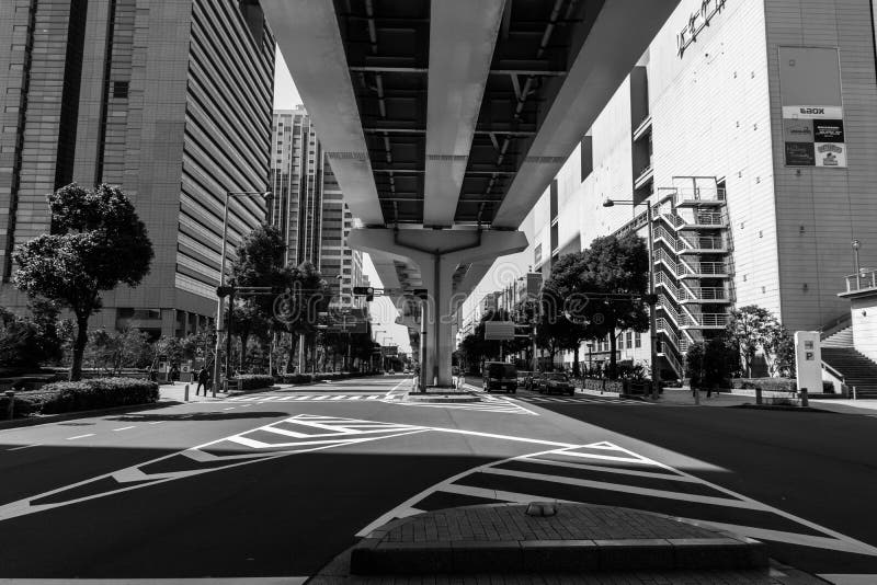 Huge Streets in Japan editorial photography. Image of underpass - 90921557