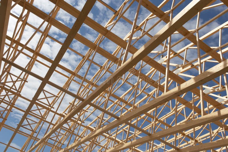 Huge Timber Work stock photo. Image of incomplete, estate - 11828210