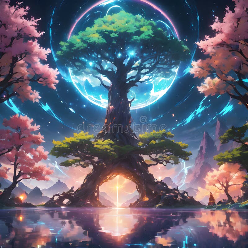 Huge Tree of Life, Which Has Taken Root in the Holy River, Reaches the ...