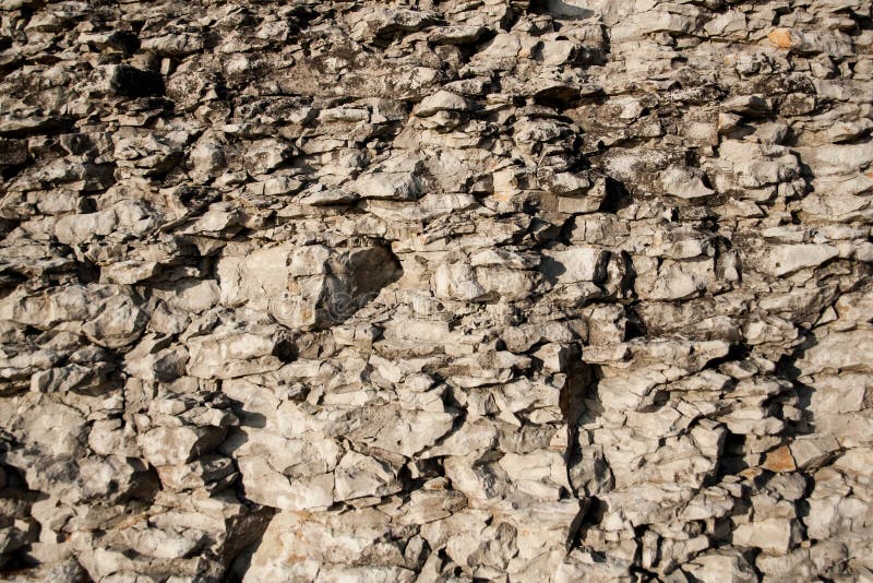 The Huge Wall of Limestone Rock Stock Photo - Image of environmental ...
