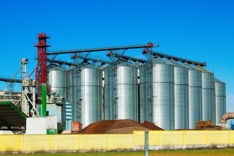 Huge Warehouse Facilities for Agricultural Sector Stock Image - Image ...