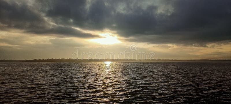 Huge Water Dam and Sunset . Stock Image - Image of water, sunset: 224997139