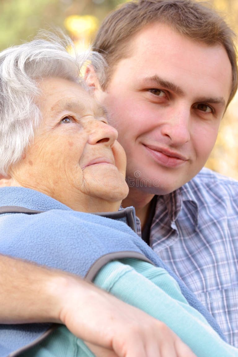 1,330 Young Man Hugging Elderly Stock Photos - Free & Royalty-Free ...