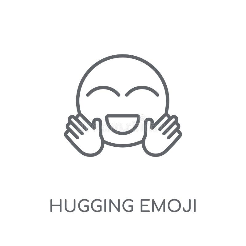 Hugging emoji stock vector. Illustration of symbol, emoji - 187044916