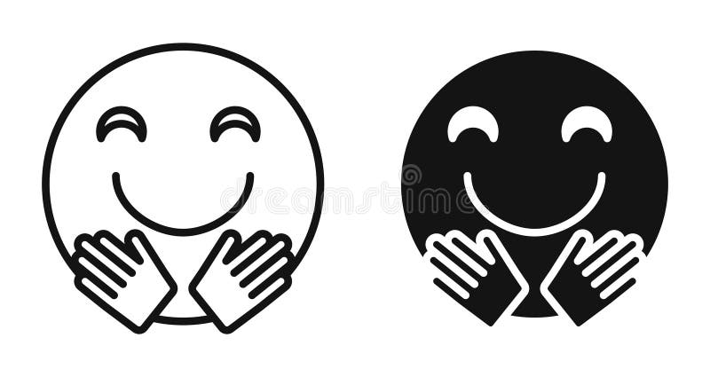 Hugging Emoji Set Stock Illustrations – 50 Hugging Emoji Set Stock ...