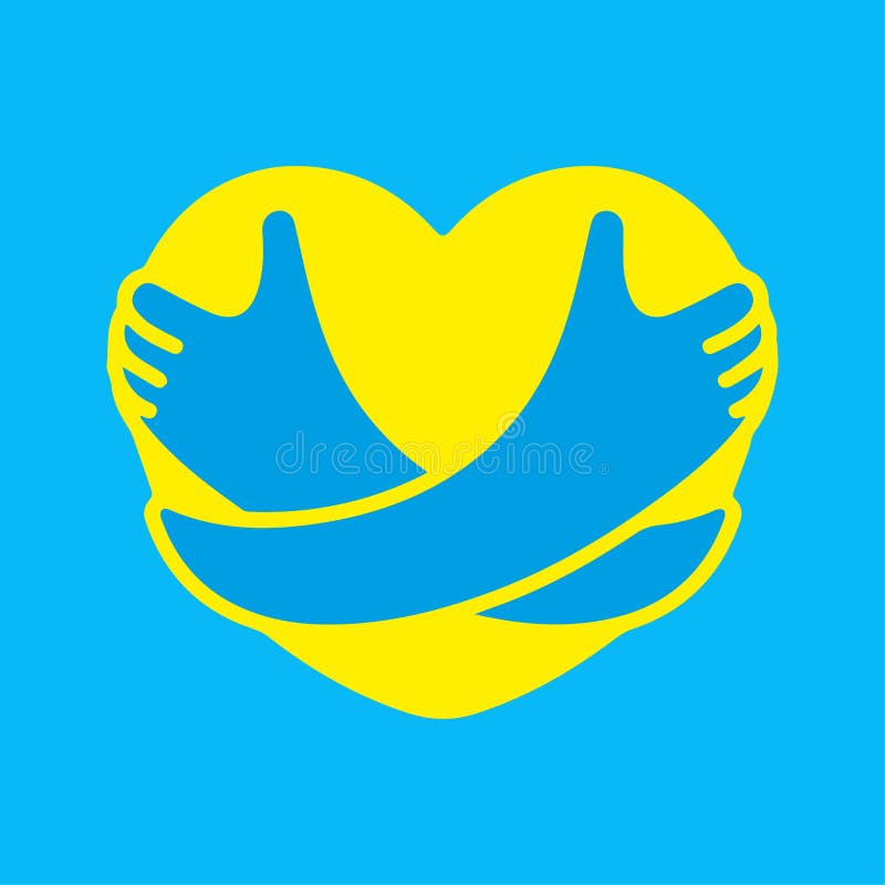 Hugging heart symbol stock vector. Illustration of romance - 249022234 Hugging heart symbol stock vector. Illustration of romance - 249022234