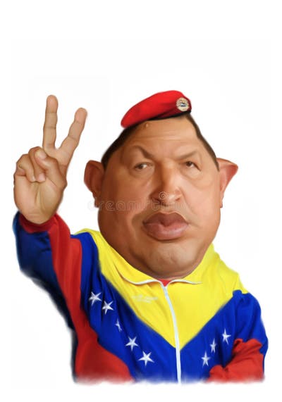 Hugo Chavez caricature editorial stock image. Illustration of cartoon ...