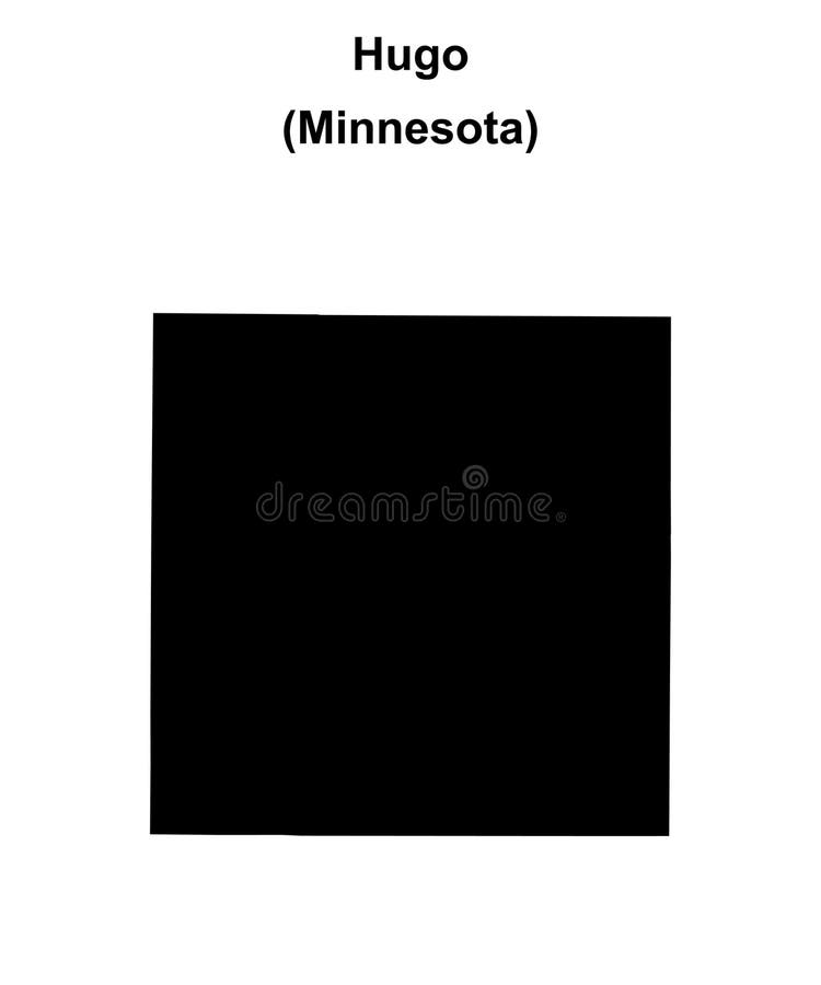 Hugo outline map stock vector. Illustration of territory - 357450565