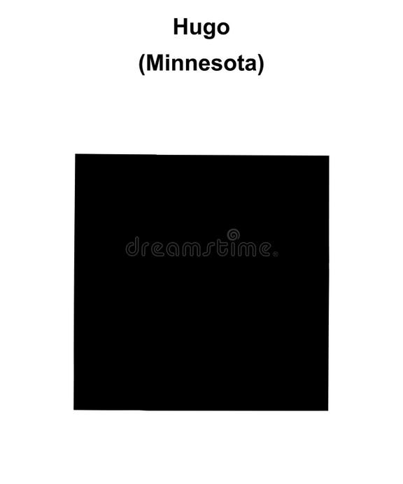 Hugo outline map stock vector. Illustration of territory - 357450565