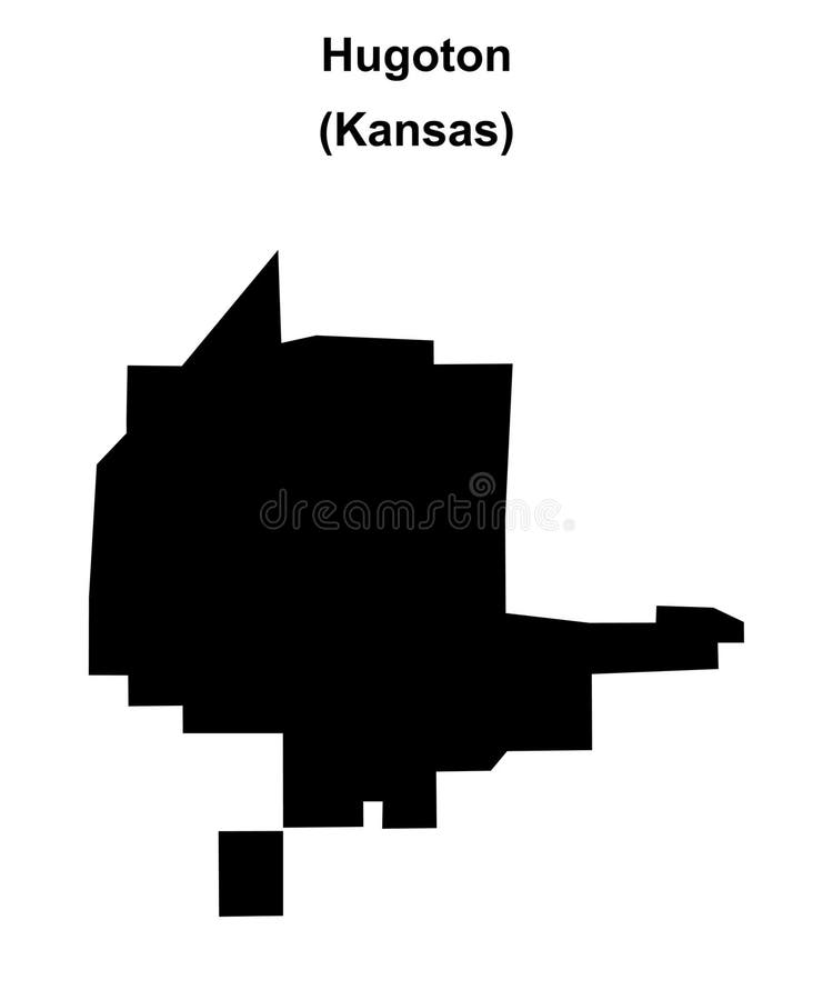 Hugoton Outline Map Stock Illustrations – 1 Hugoton Outline Map Stock ...