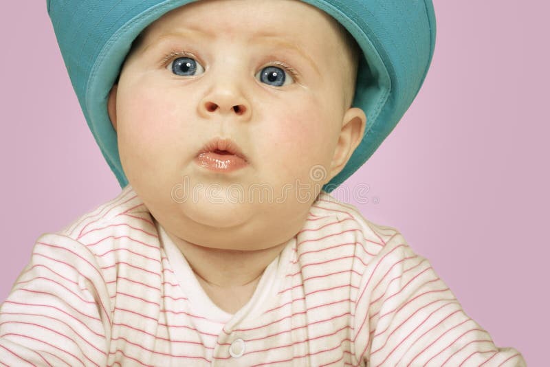 Huh? stock photo. Image of newborn, stripes, toddlter, adorable - 37964