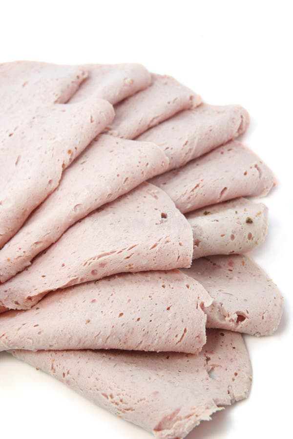 Lebensmittel, Lyoner, Wurst, Deutsche Wurst Lyoner, Bologna-Wurst ...