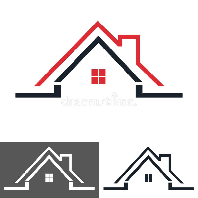 Huis, Huispictogram, Embleem Vector Illustratie - Illustration of ...