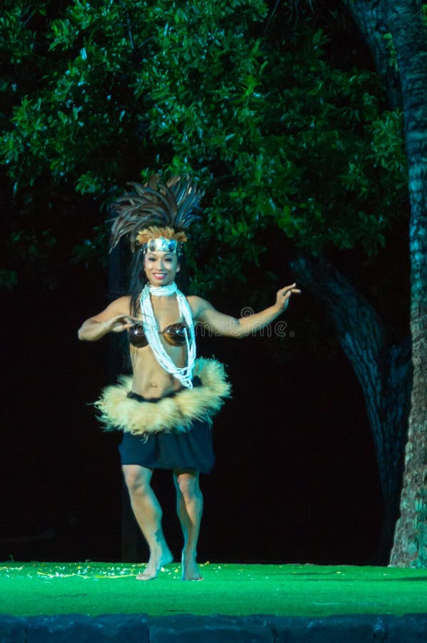 Hula dancer editorial photography. Image of tropical - 240084412