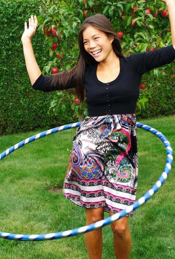 Hula hoop girl stock photo. Image of laughing, lifestyle - 10691220