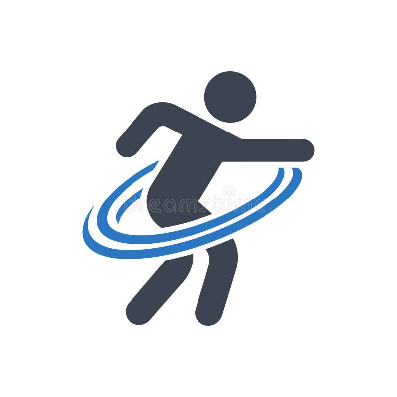 Hula Hoop icon stock vector. Illustration of design - 375316327