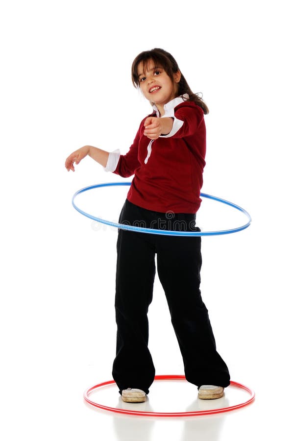 Hula Hooper stock image. Image of elementary, hoop, female - 8846583