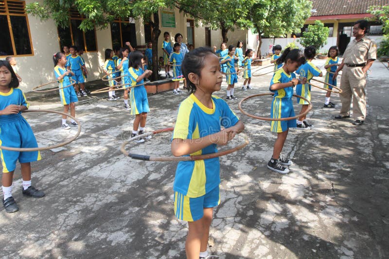 Hula hop editorial photography. Image of java, elemantary - 36059657