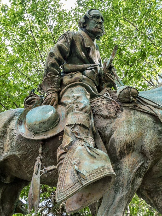 Hulde aan Kit Carson stock afbeelding. Image of cijfer - 71886725