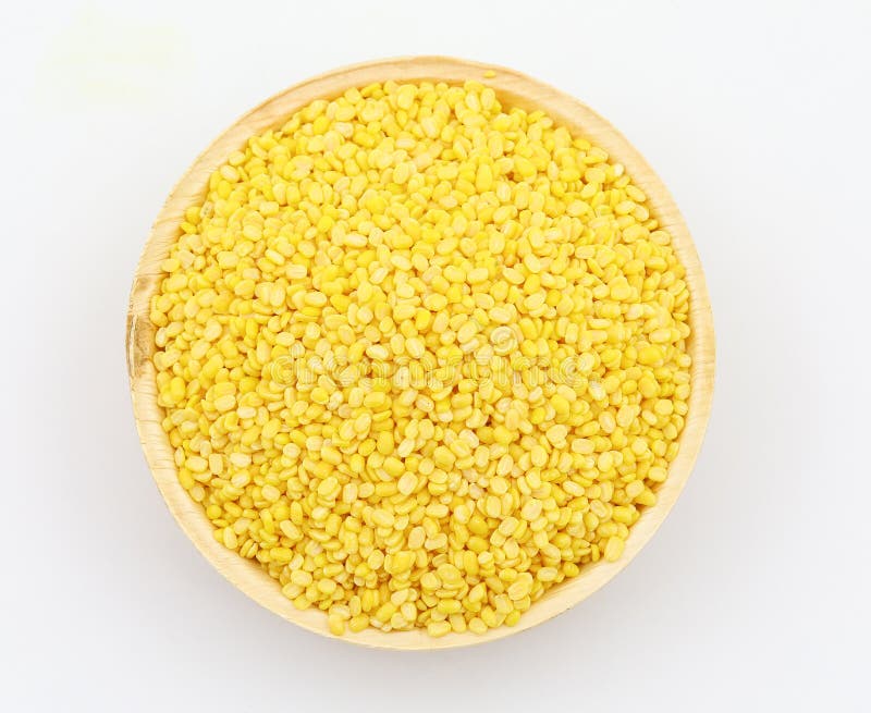 Hulled-split mung bean stock image. Image of grain, daal - 93882455