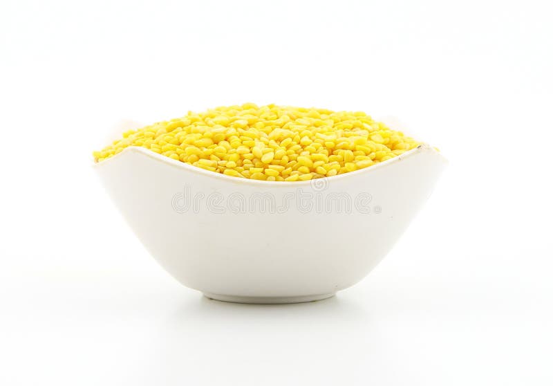 Hulled-split mung bean stock image. Image of grain, moog - 93883169