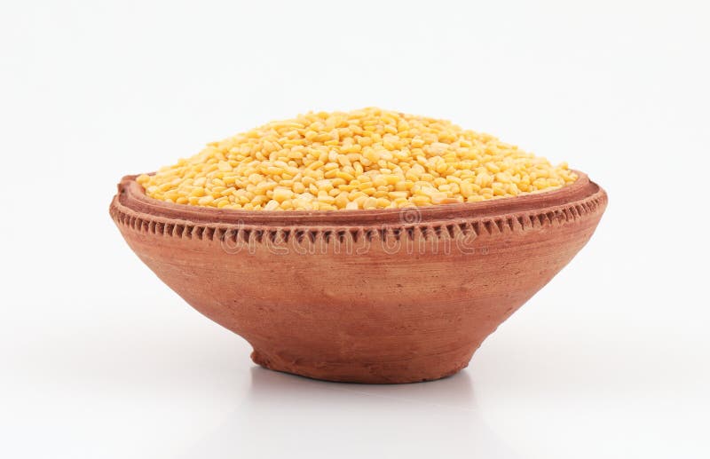 Hulled-split mung bean stock image. Image of bowl, micro - 94227057