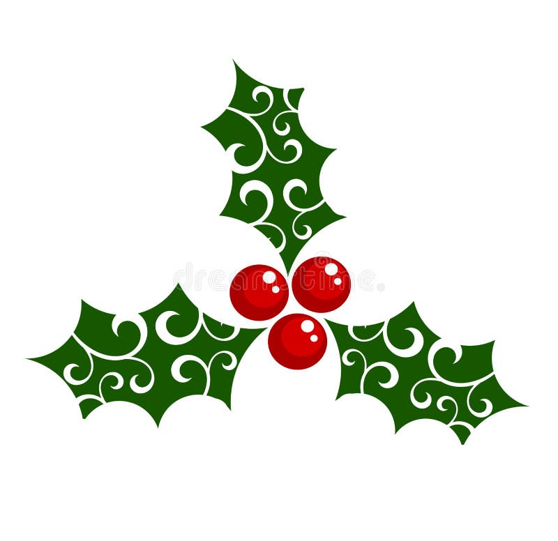 Hulst vector illustratie. Illustration of winter, traditie - 10670761