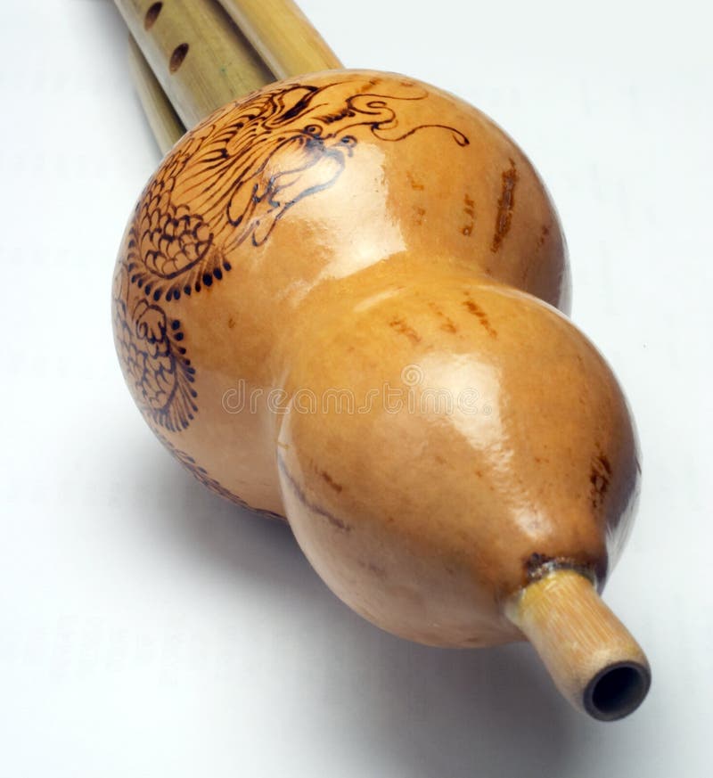 Hulusi. Huluxiao Del Instrumento Musical Foto de archivo - Imagen de ...